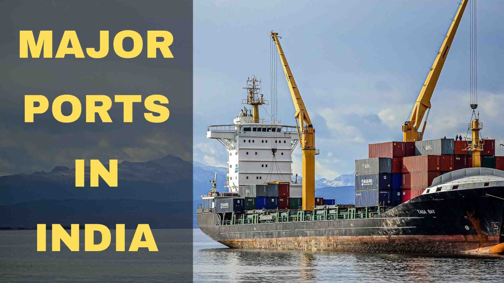 List Of Major Ports In India, UPSC Exam Perspective » Gkfunda