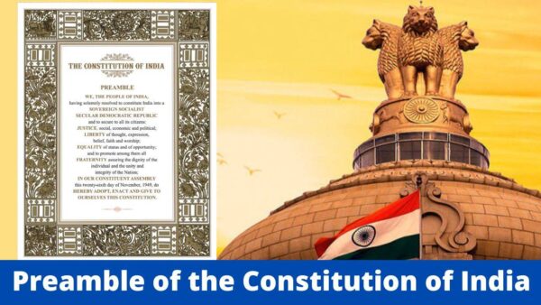 What Is The Preamble Of The Constitution Of India? » Gkfunda