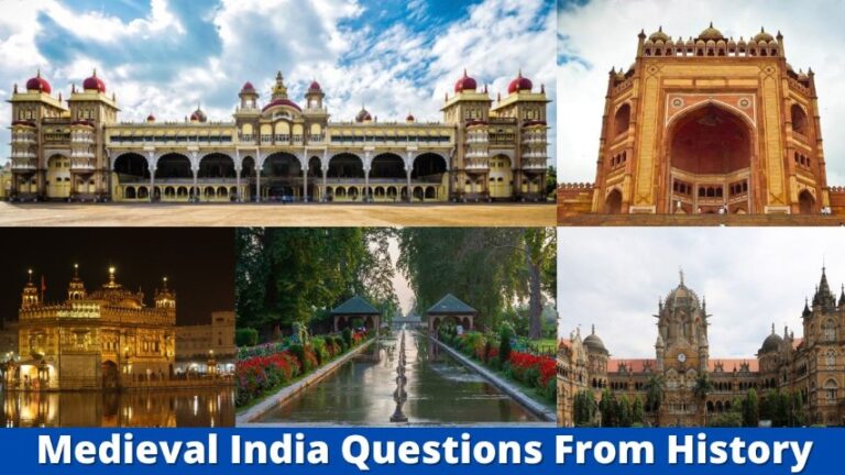 Most Important Medieval India Questions From History » Gkfunda